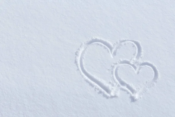Snow hearts Stock Photos, Royalty Free Snow hearts Images | Depositphotos