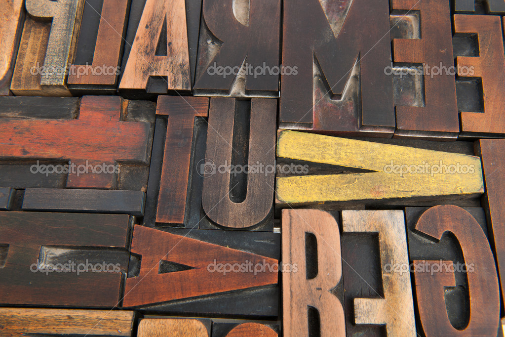 Print letters Stock Photo by ©ivonnewierink 40793577