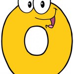 Number Zero Funny Cartoon Character — Stock Photo © HitToon #12493263