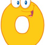 Number Zero Funny Cartoon Character — Stock Photo © HitToon #12493263