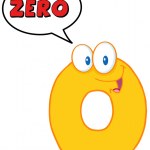 Number Zero Cartoon Character — Stock Photo © HitToon #12493230