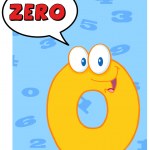 Number Zero Funny Cartoon Character — Stock Photo © HitToon #12493263