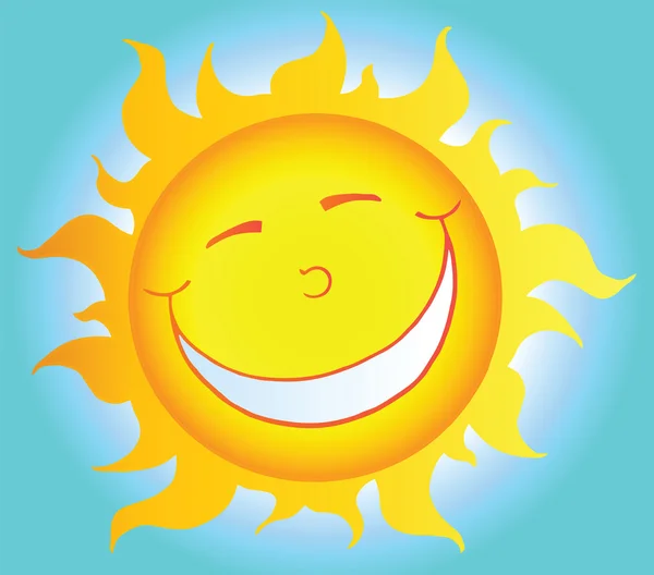 Sun smiling vector icon stock illustration illustration of Foto Stock ...