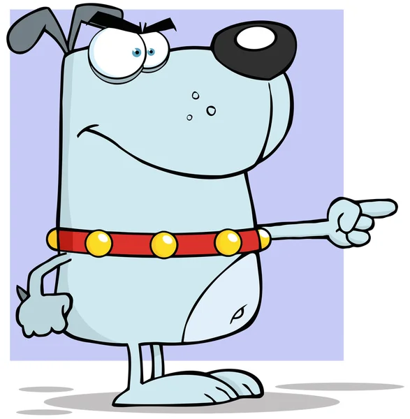 White Dog Angry Finger Pointing Stock Photo by ©HitToon 18951041