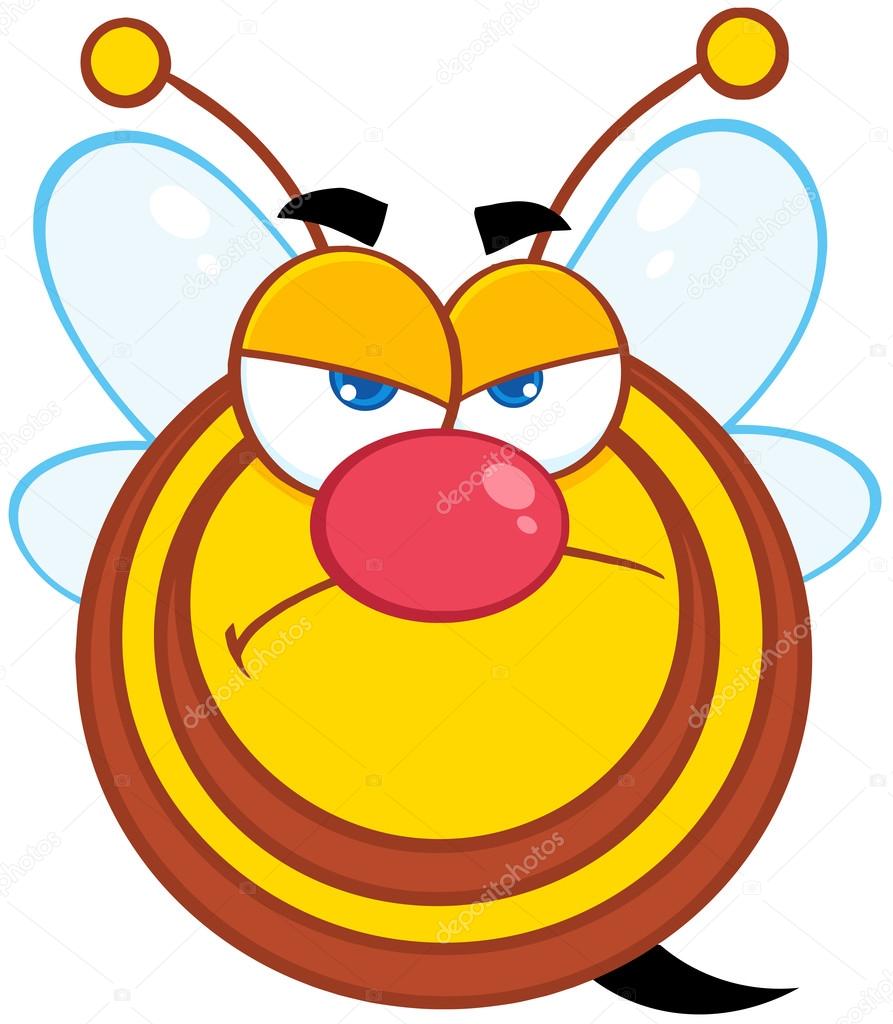 Angry Bee Cartoon Mascot Character — Stock Photo © HitToon #23736039 Angry Bee Cartoon Mascot Character — Stock Photo © HitToon #23736039