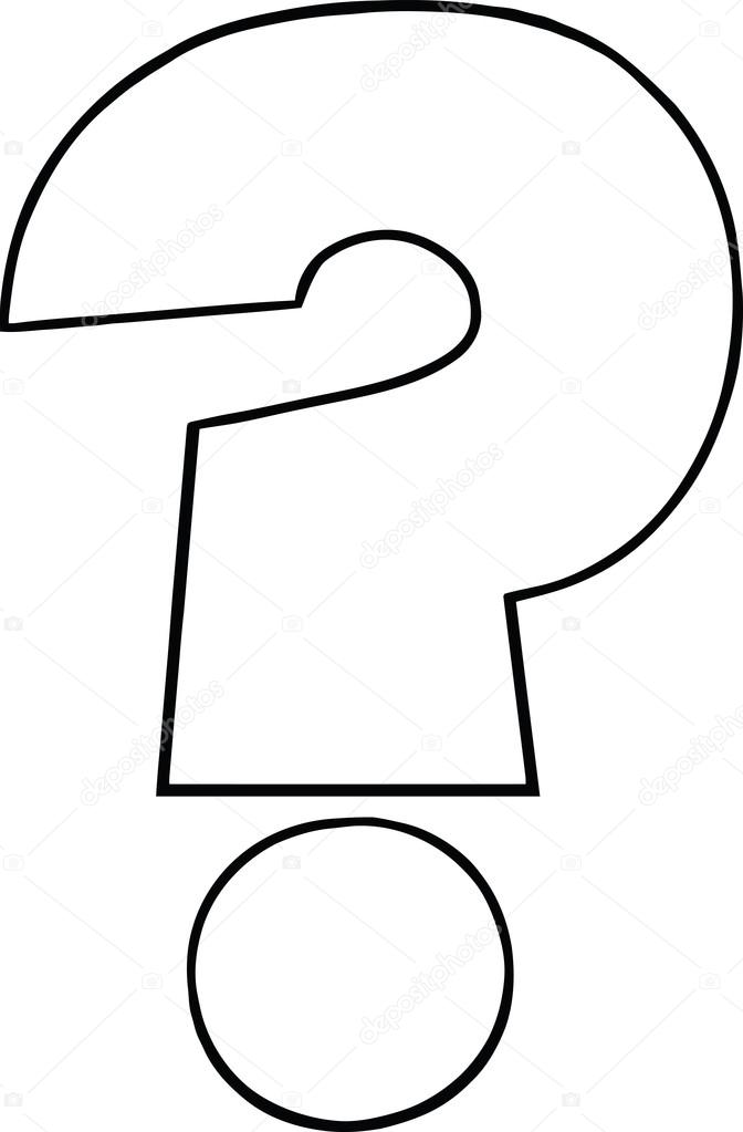 Black Question Mark Clip Art