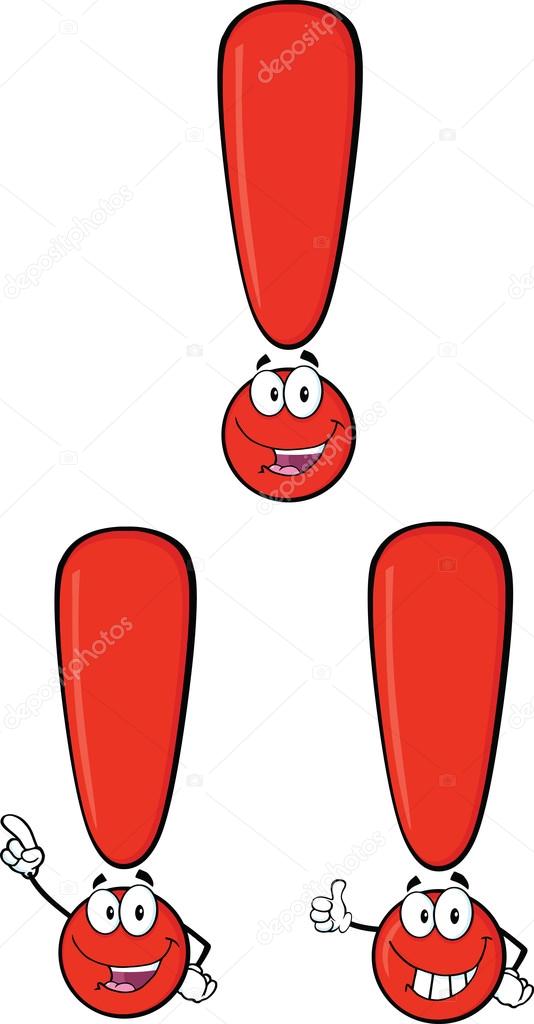 Red Exclamation Mark Set Collection Stock Illustration by ©HitToon ...