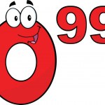 Number Zero Cartoon Character — Stock Photo © HitToon #12493230