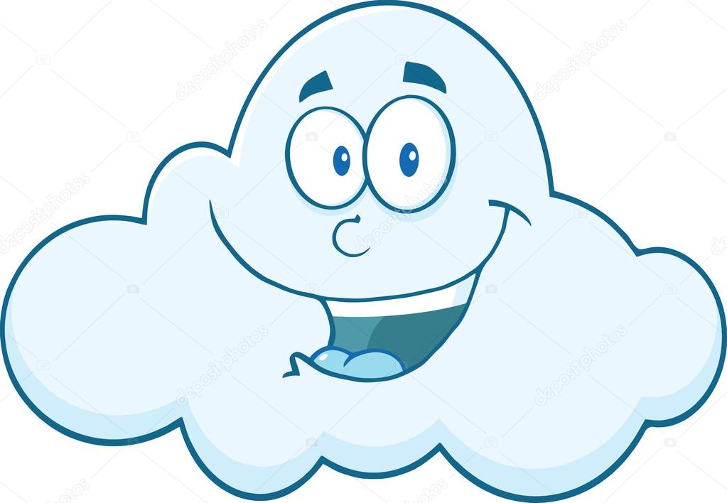 Cloud Face Clip Art