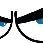 Angry Cartoon Eyes Stock Photo by ©HitToon 7275492