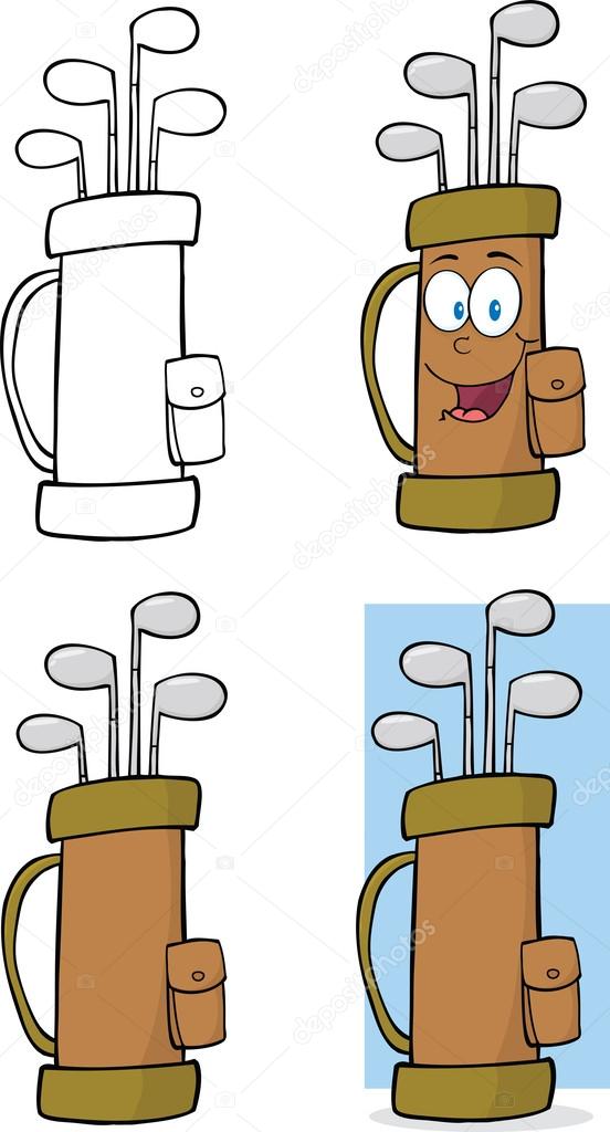 Golf Bag Cartoon