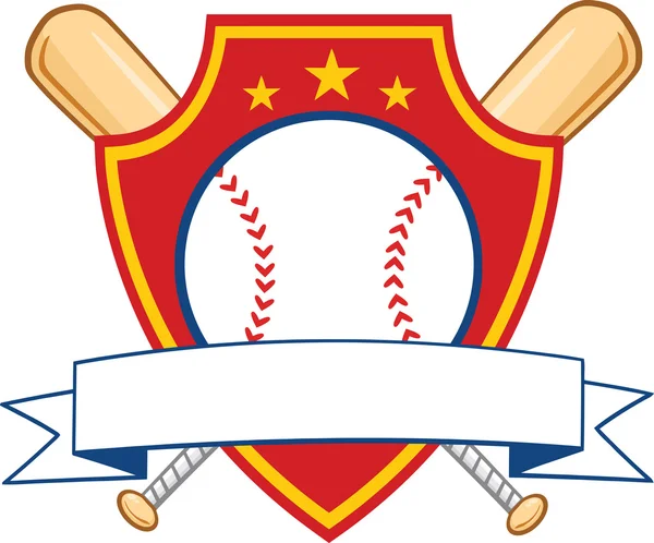 Baseball Banner With Two Bats And Ball Stock Photo by ©HitToon 45735125