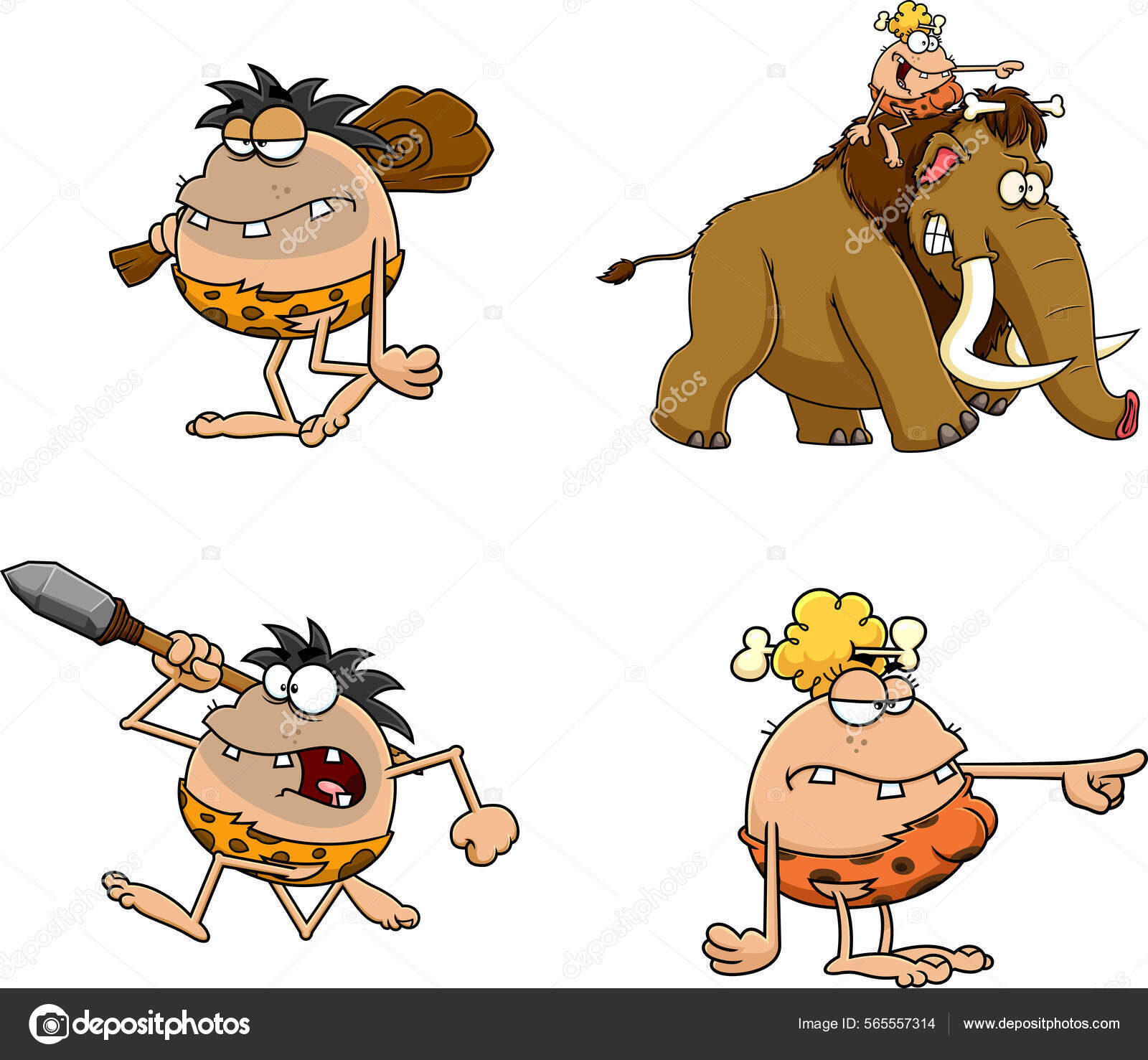 Cavewoman And Caveman