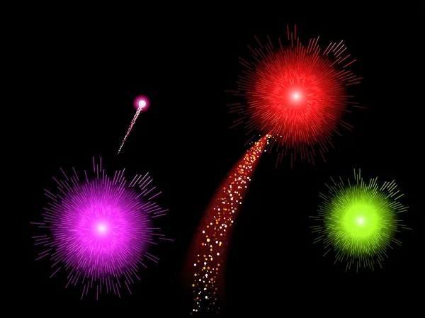 Firework background Stock Vector Image by ©elaineitalia #14054958