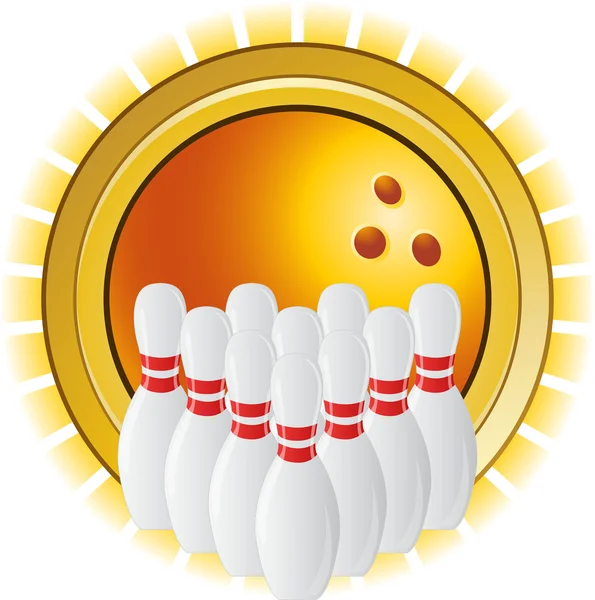Ten pin bowling Vector Art Stock Images | Depositphotos