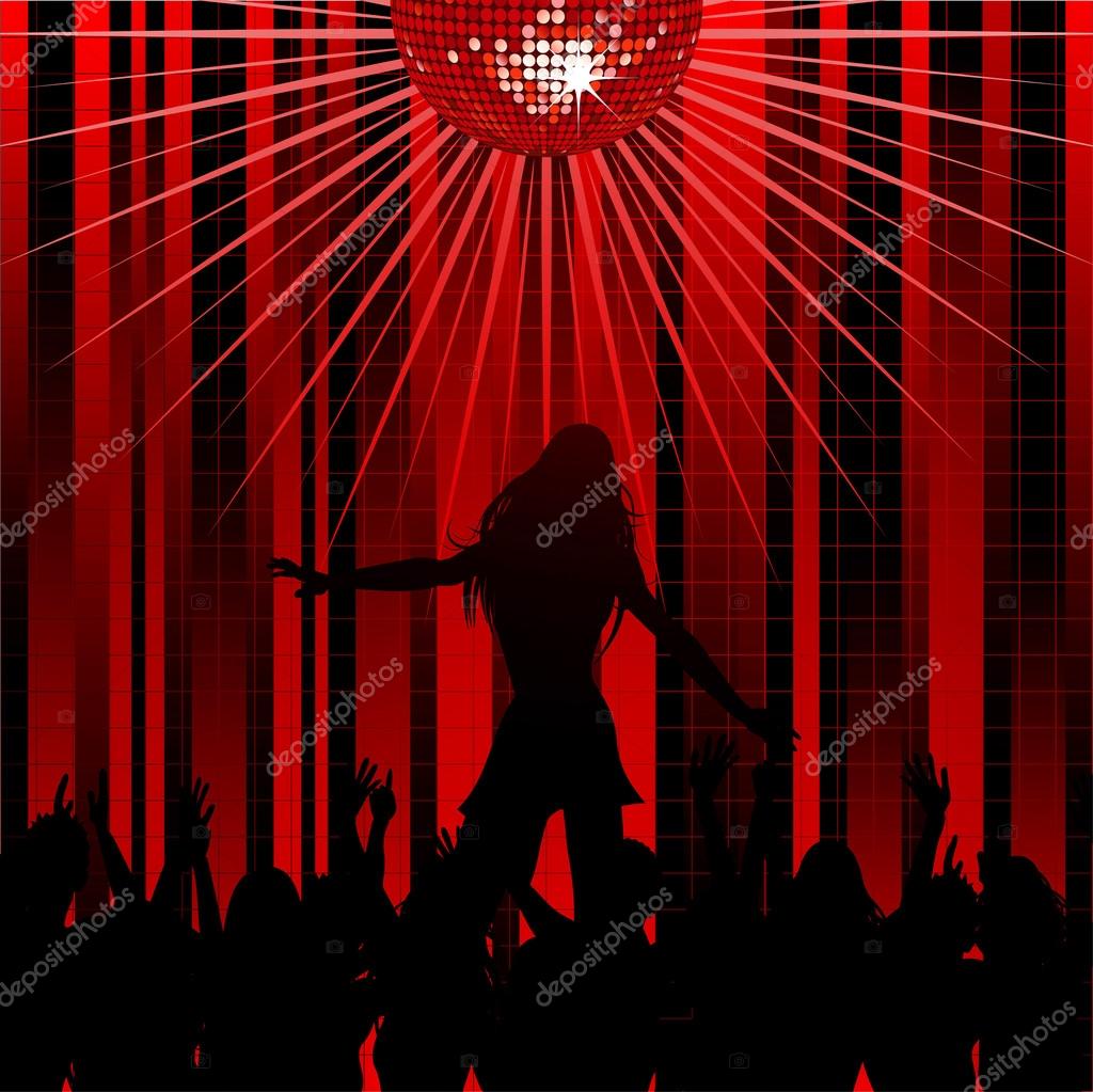 Abstract red background and dancer Stock Vector Image by ©elaineitalia ...