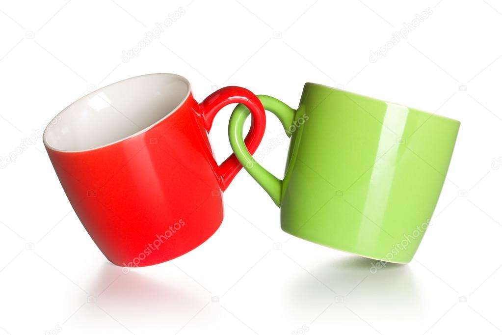 Two coupled coffee mugs Stock Photo by ©jirkaejc 13671618