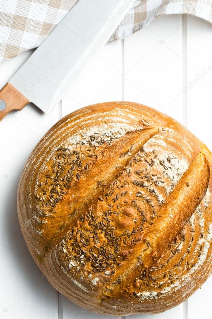 Round bread Stock Photo by ©jirkaejc 39510703