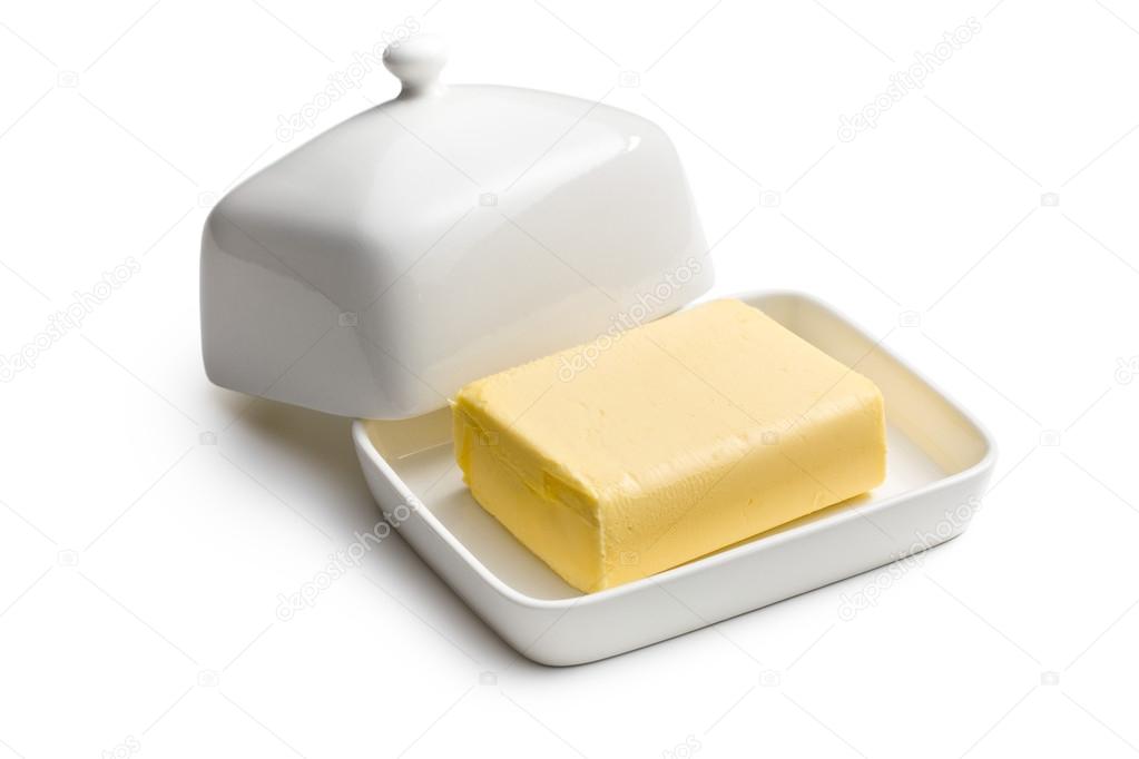 Cube of butter — Stock Photo © jirkaejc #39511641