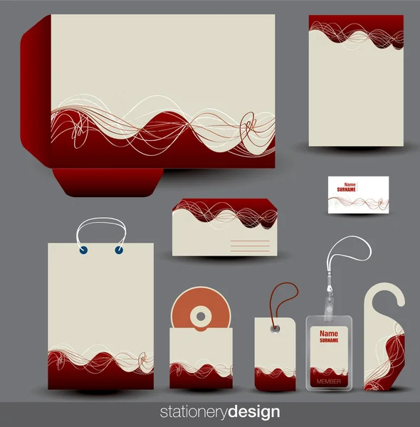 Stationery design set — Stock Vector © archymeder #9202732