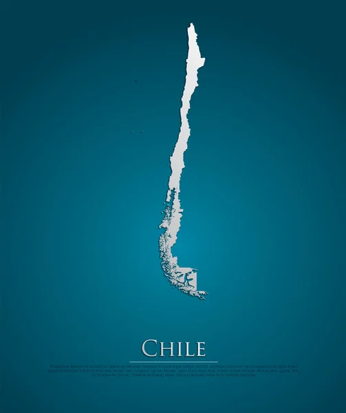 Chile map Vector Art Stock Images | Depositphotos