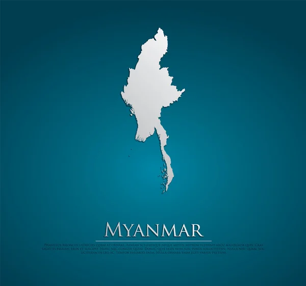 Myanmar map 3d Vector Art Stock Images | Depositphotos