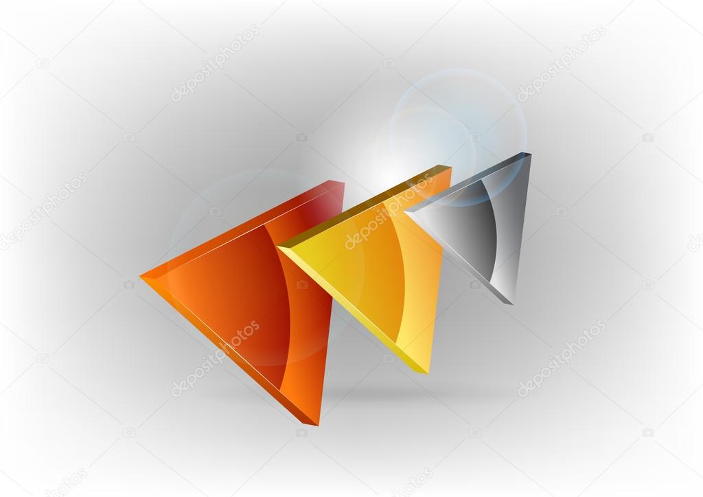 Three triangles Stock Vector Image by ©vlastas #22927330
