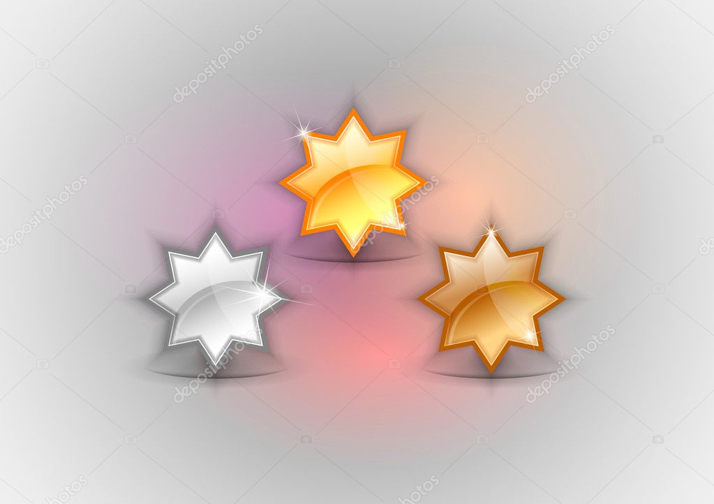 Three stars Stock Vector by ©vlastas 31578273