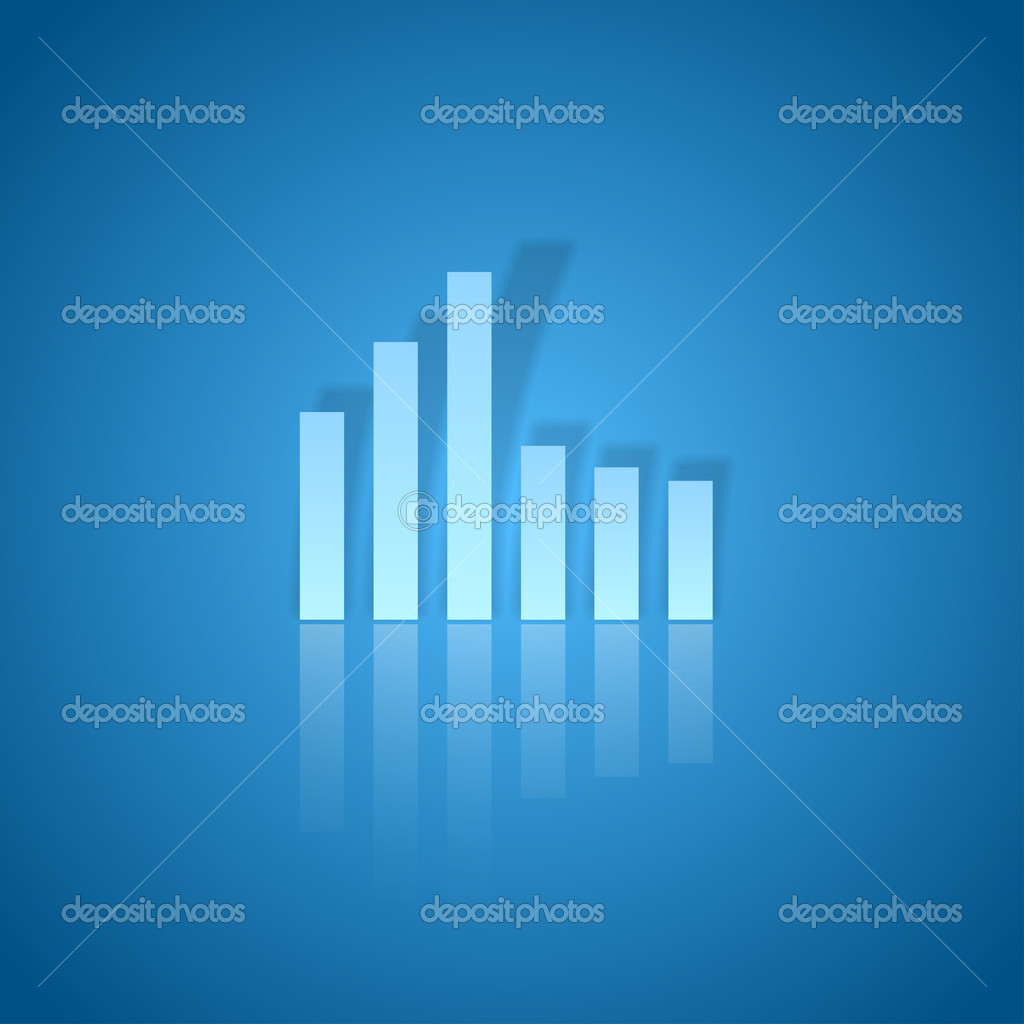 Blue Graph Stock Vector by ©vlastas 40973915