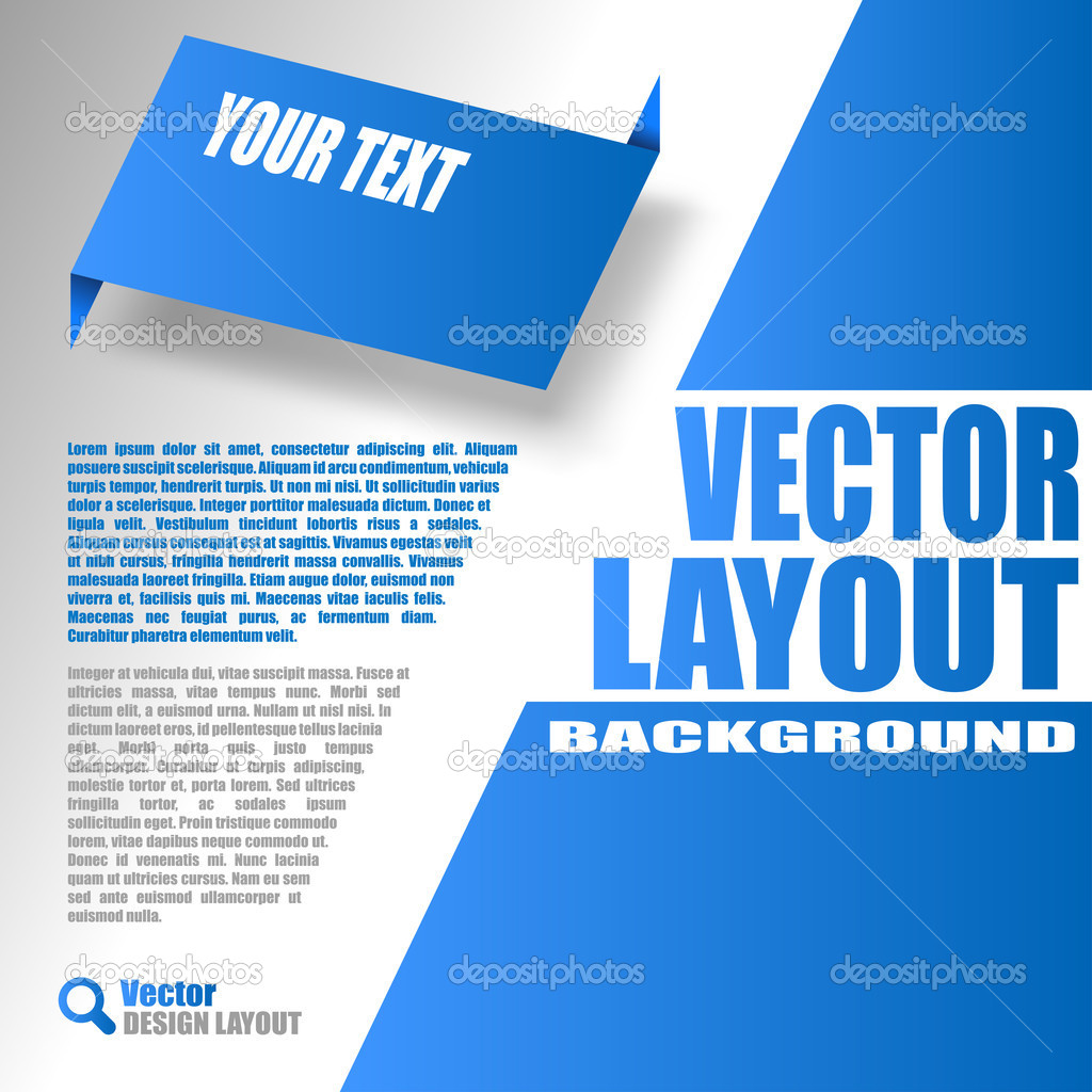 Blue Design Stock Vector by ©vlastas 46574825