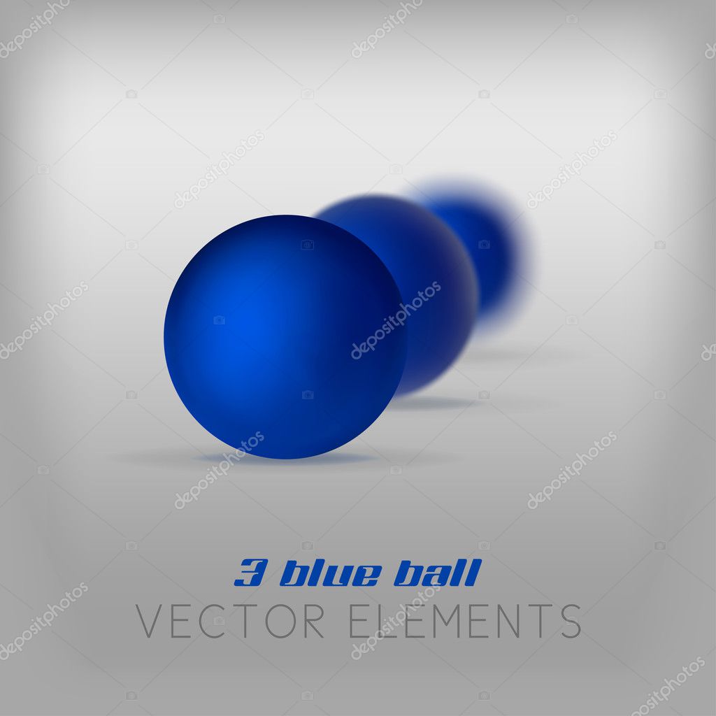 Blue Balls Stock Vector Image by ©vlastas #48075927