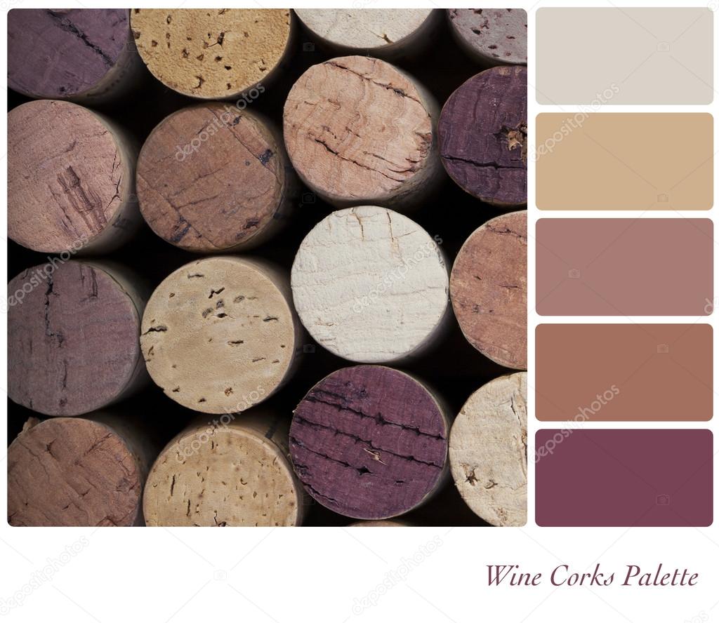 Wine corks palette Stock Photo by ©rixipix 12608488