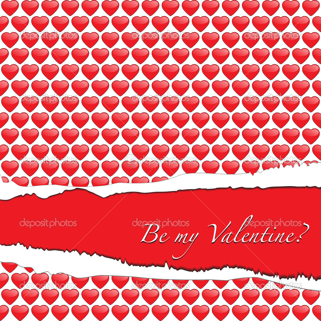 Ripped paper Valentine Stock Vector Image by ©rixipix #18502019