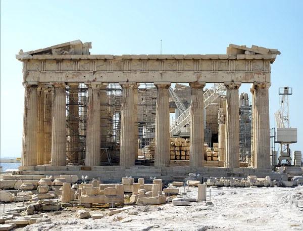 The Parthenon restoration project Stock Photo by ©rixipix 2441428