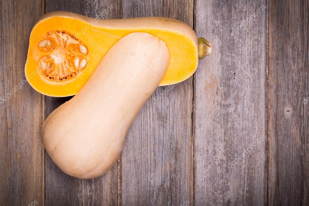 Butternut squash over old wood — Stock Photo © rixipix #30814019