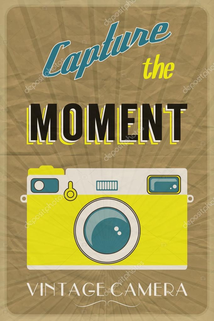 Vintage camera poster Stock Vector Image by ©rixipix #41318135