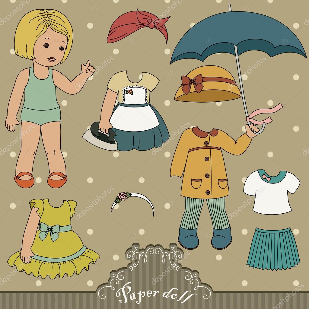 Paper Doll Clip Art