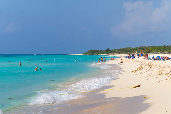 Playacar beach at Caribbean Sea in Mexico – Stock Editorial Photo ...
