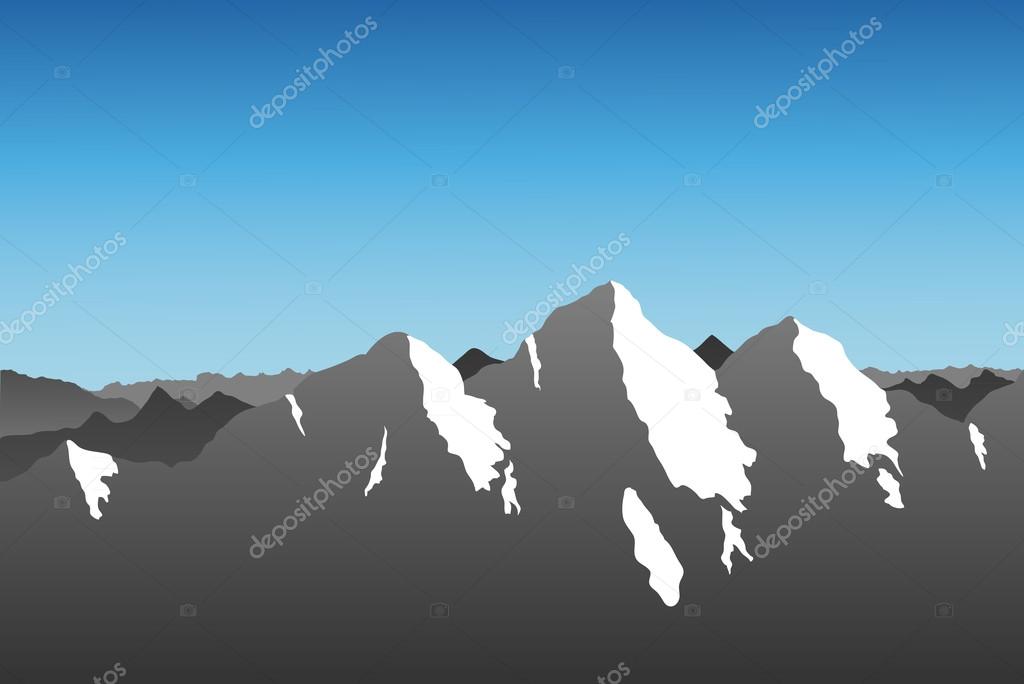 Mountain Range Background Stock Vector Image by ©xtrekx #42801231