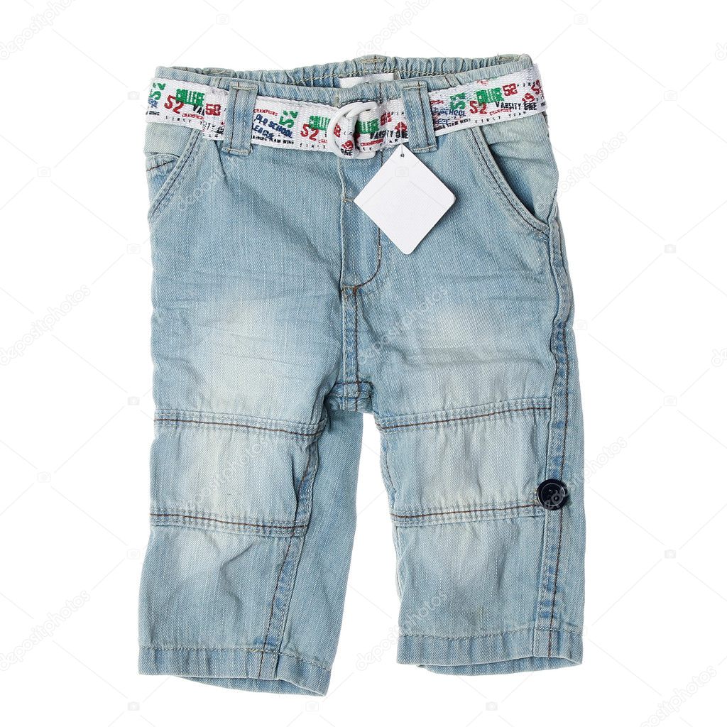 Children denim pants — Stock Photo © xtrekx #51654927