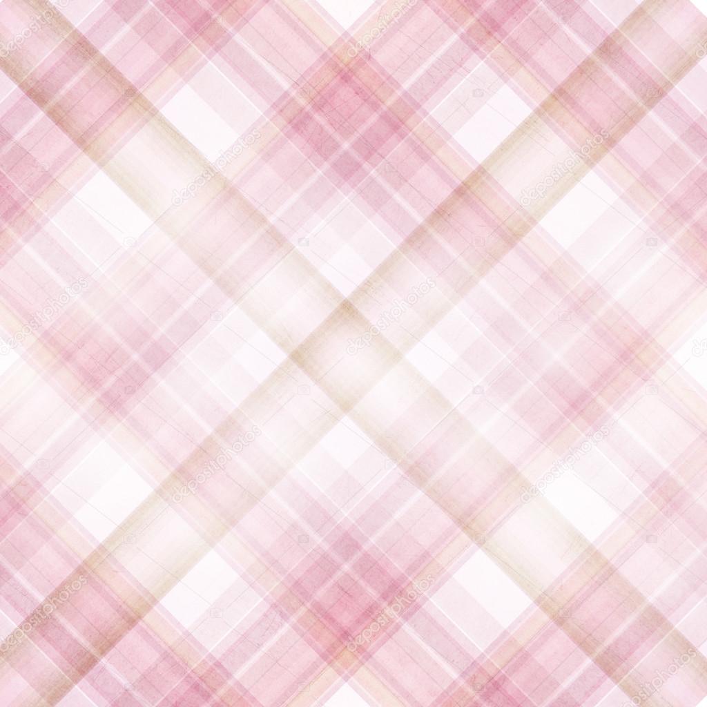 Pink And White Plaid Background
