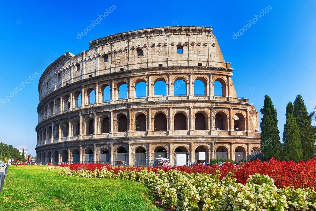 Antikens colosseum i Rom, Italien — Stockfotografi © zhuzhu #41133613