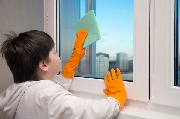 Kids cleaning window Stock Photos, Royalty Free Kids cleaning window ...