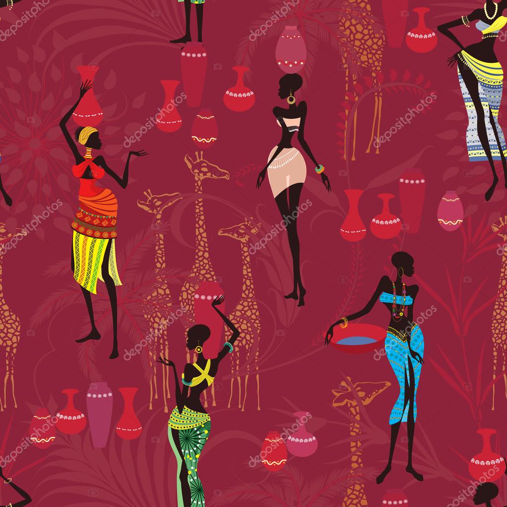 African background — Stock Vector © Mikhaylova #13551607