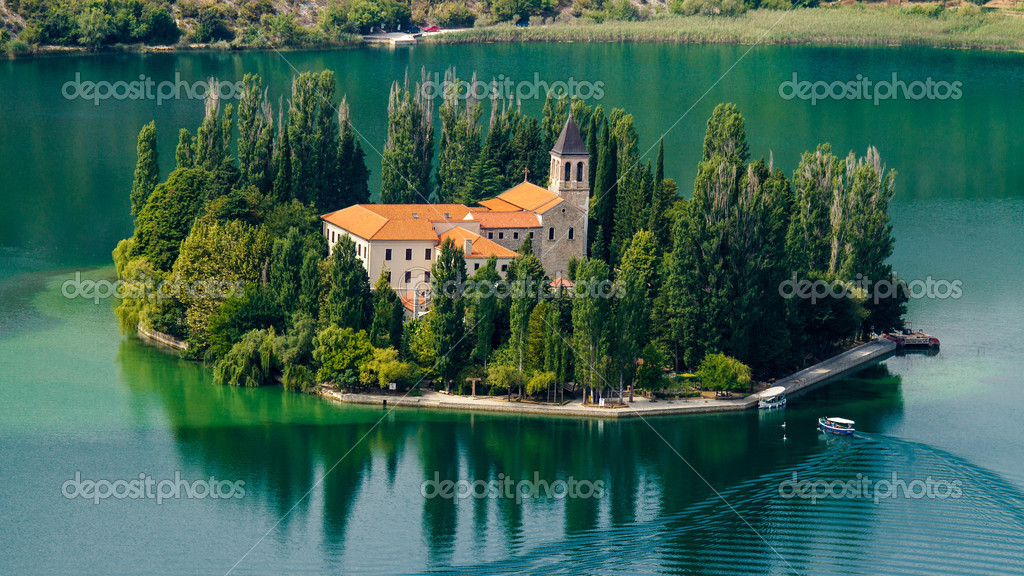 The Visovac Monastery — Stock Photo © Milous #32815175