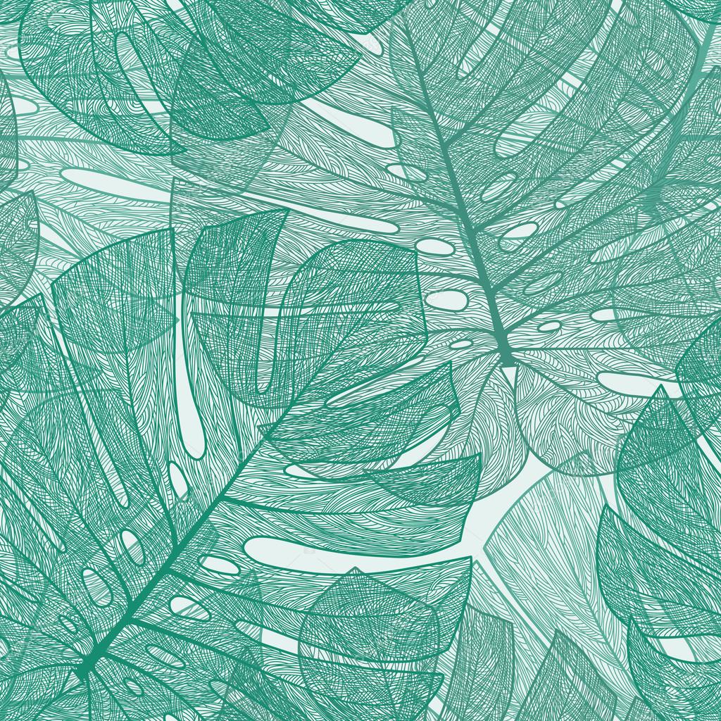 Seamless palm tree leaves pattern — Stock Vector © juliet #17239931 Seamless palm tree leaves pattern — Stock Vector © juliet #17239931