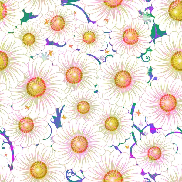 Seamless daisy background Stock Vector Image by ©juliet #8026424