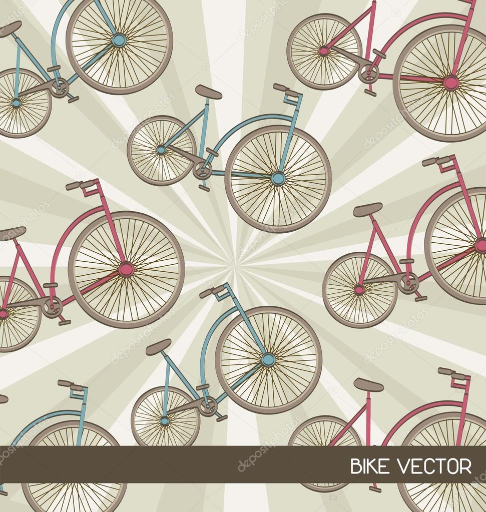 Bike backround | Bike background — Stock Vector © yupiramos #12466998