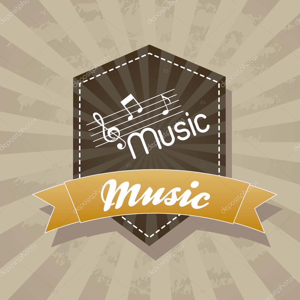 Music label Stock Vector by ©yupiramos 12735043