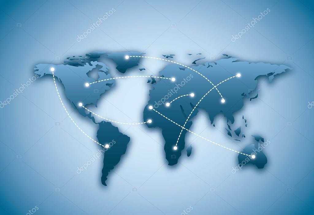 Map vector Stock Vector Image by ©yupiramos #12735082